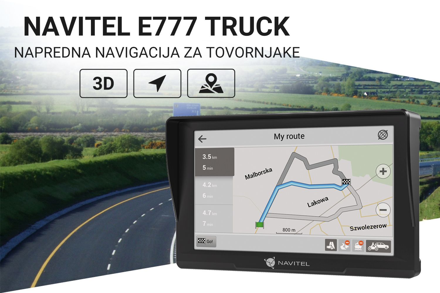 NAVITEL E777 TRUCK GPS navigacija