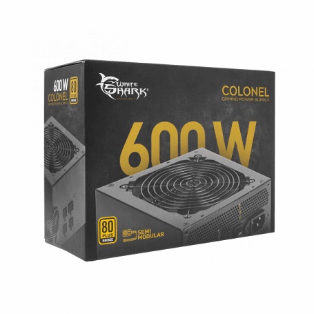 WHITE SHARK GPSU-B600S COLONEL 600W 80+ BRONZE