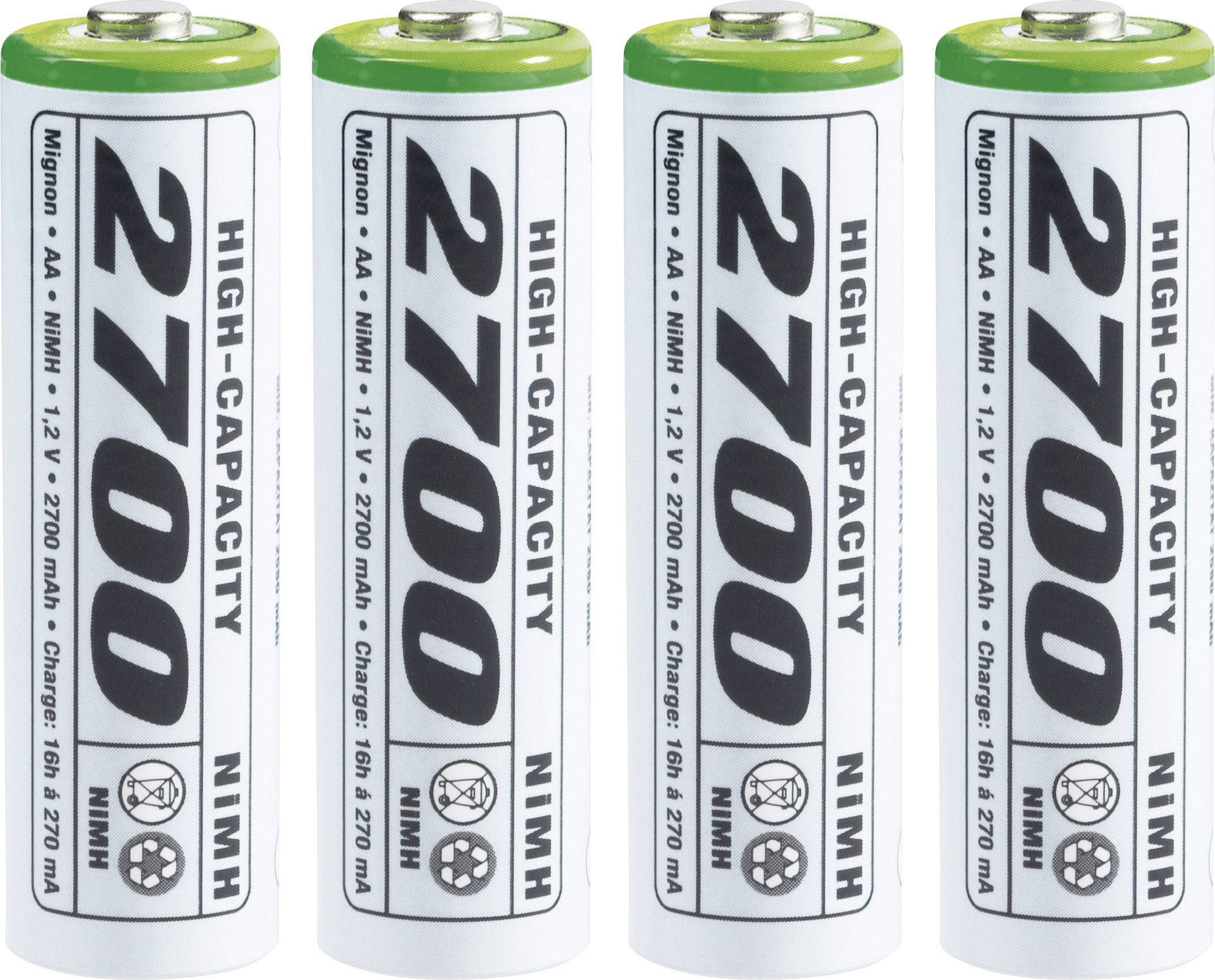 Mignon Aa Akumulator Nimh Emmerich Hr06 2700 Mah 1 2 V 4 Kosi