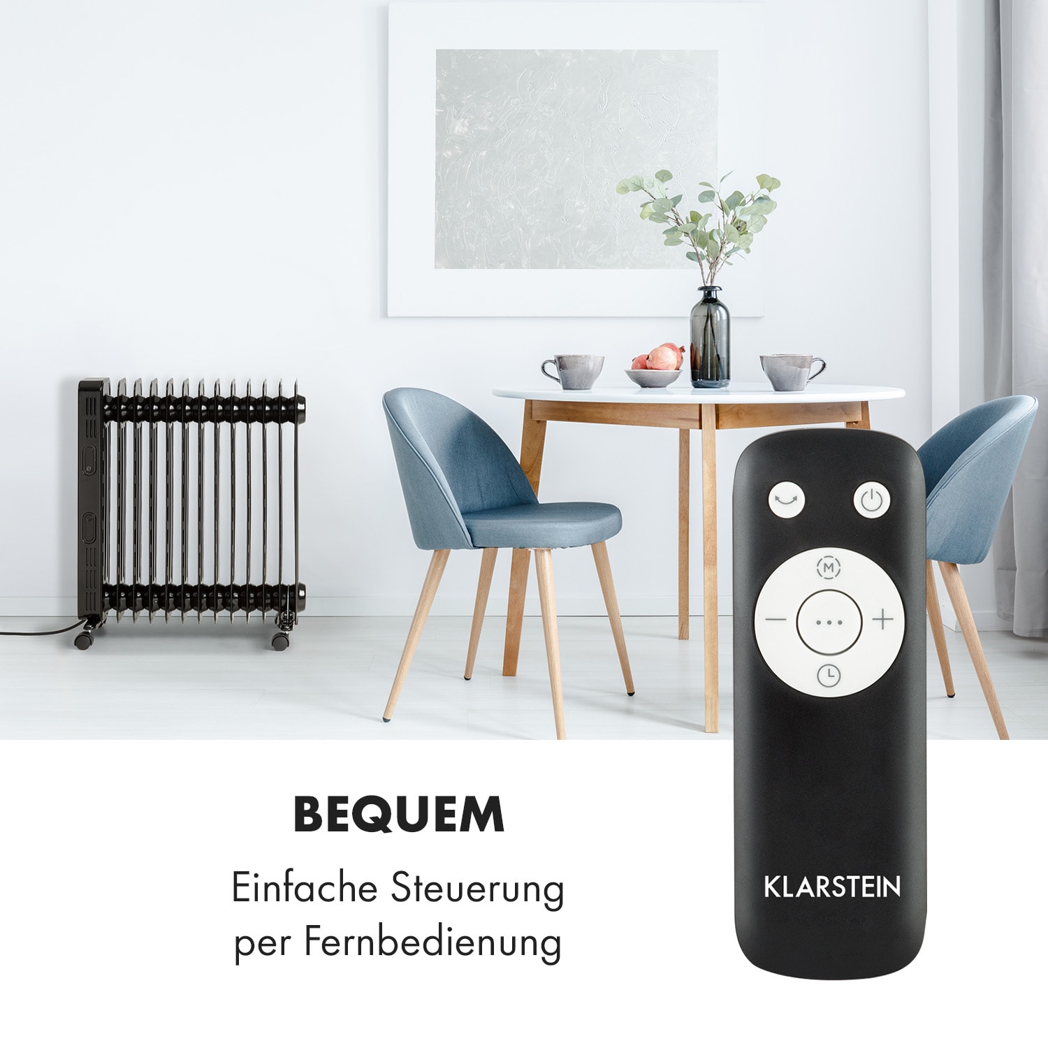 Klarstein Thermaxx Heatstream radiator na olje, Crna