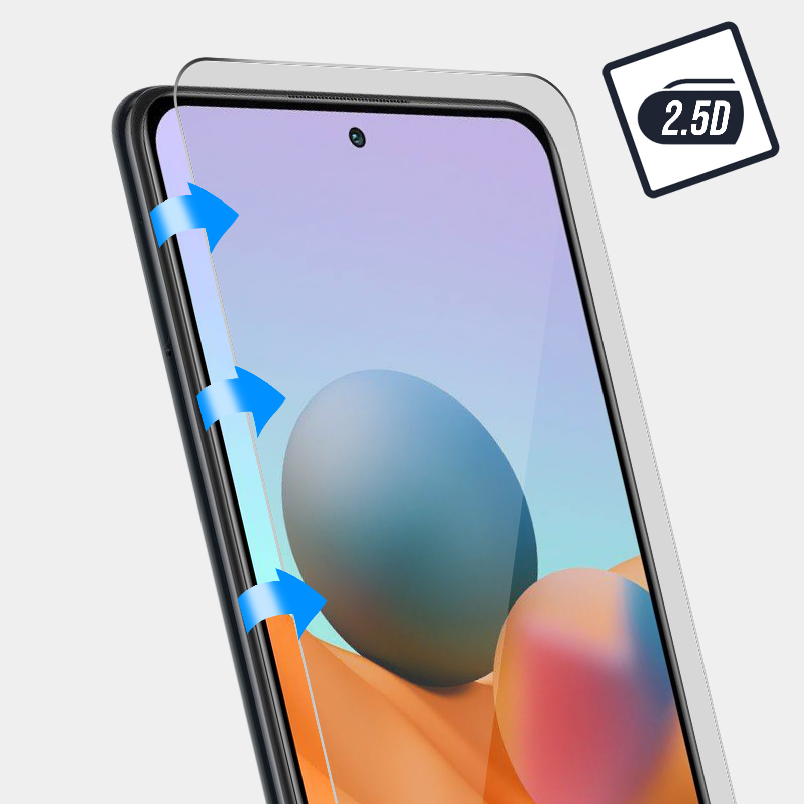 Prozorna zaščitna folija za zaslon Xiaomi Redmi Note 10 Pro, odporna proti udarcem