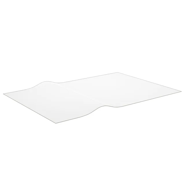 vidaXL Zaščita za mizo mat 140x90 cm 2 mm PVC
