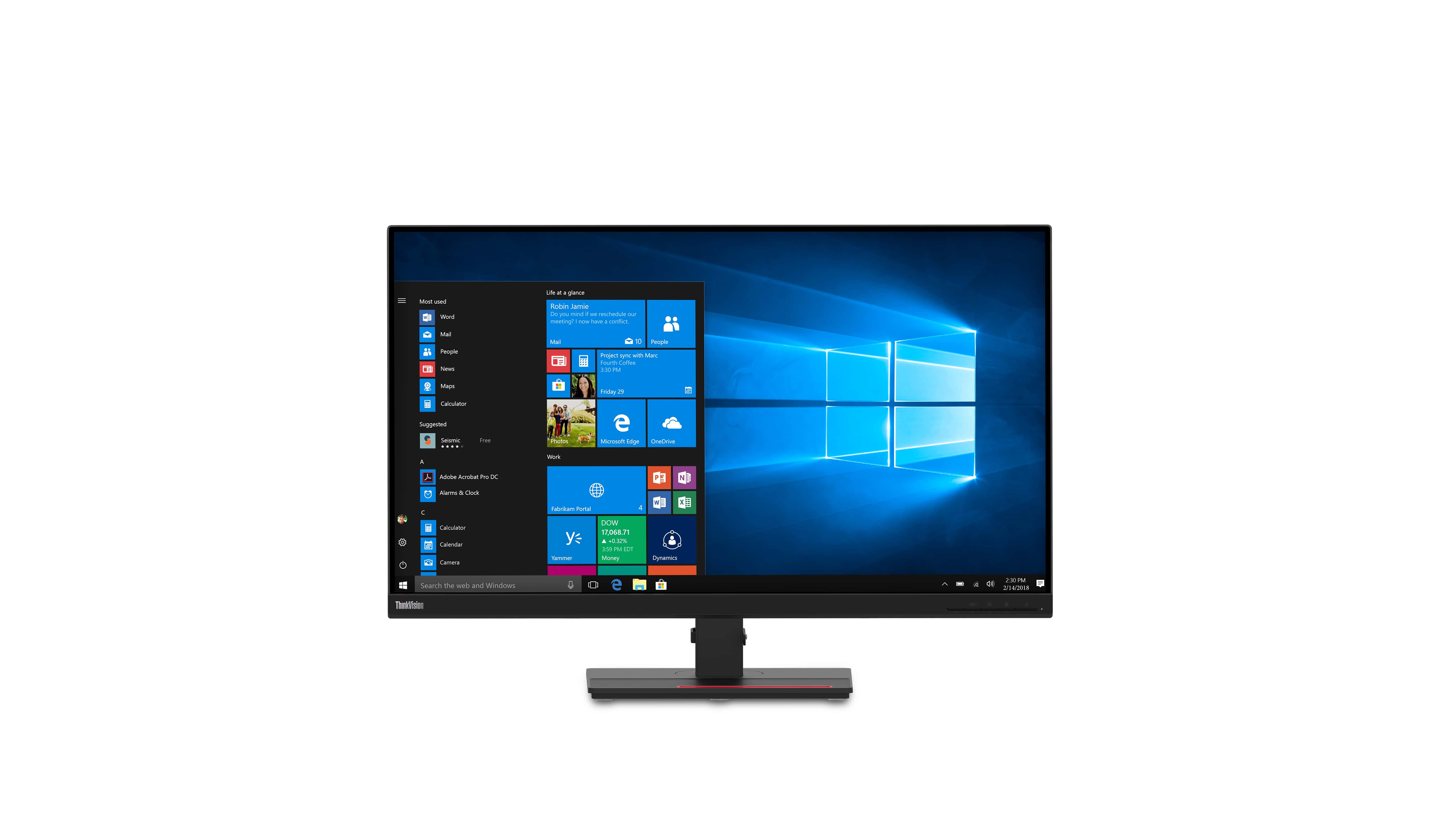 Monitor Lenovo 80 cm (31,5") T32h-20 2560x1440 75Hz IPS 4ms HDMI ...