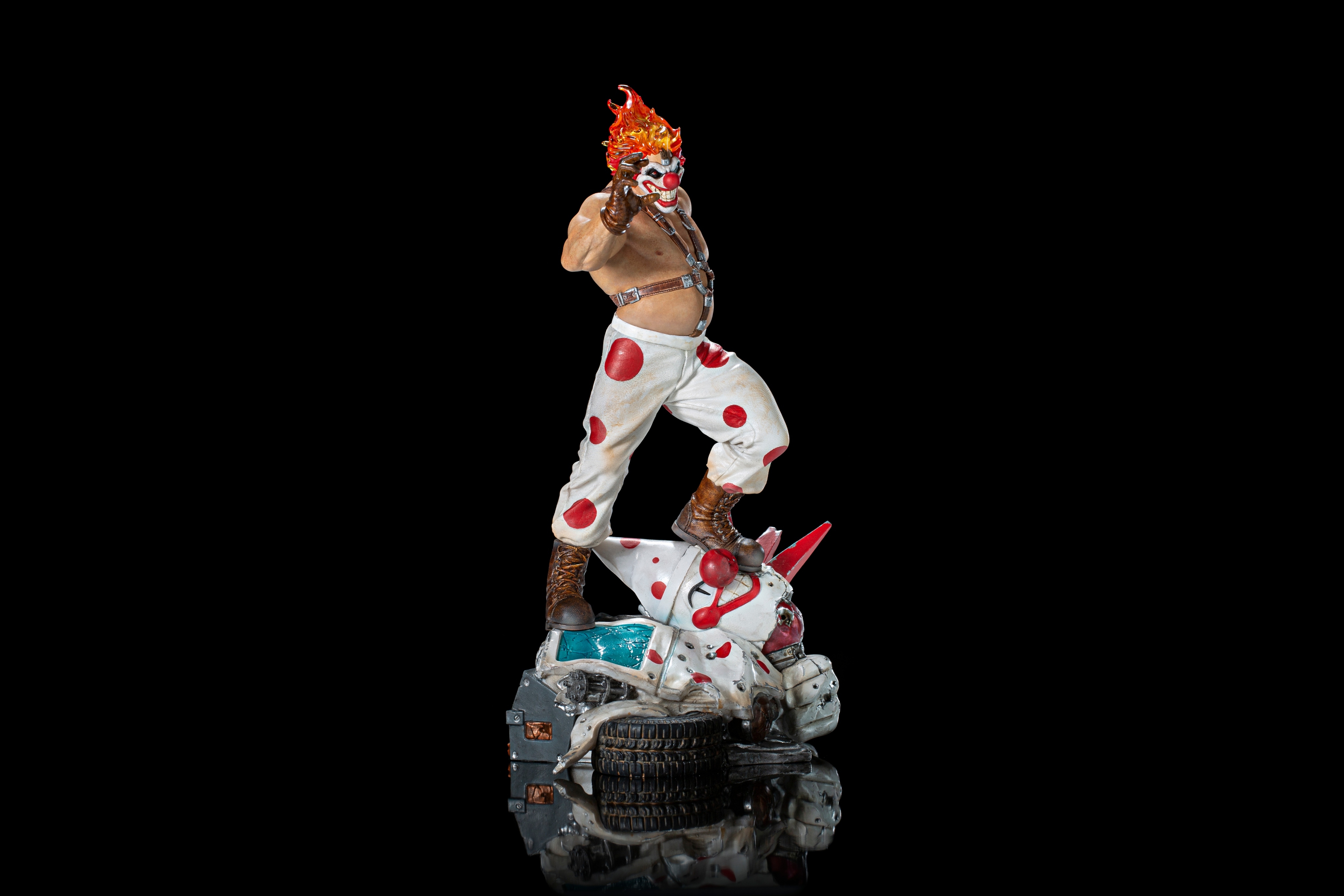 Iron Studios Twisted Metal - Sweet Tooth Needles Kane Statue Art Scale 1/10