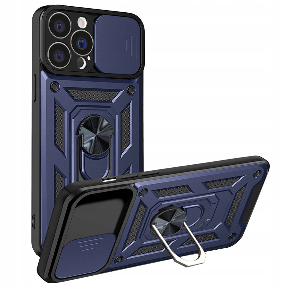 HYBRID ARMOR ETUI CASE OBUDOWA POKROWIEC FUTERAŁ DO IPHONE 13PRO NIEBIESKIE
