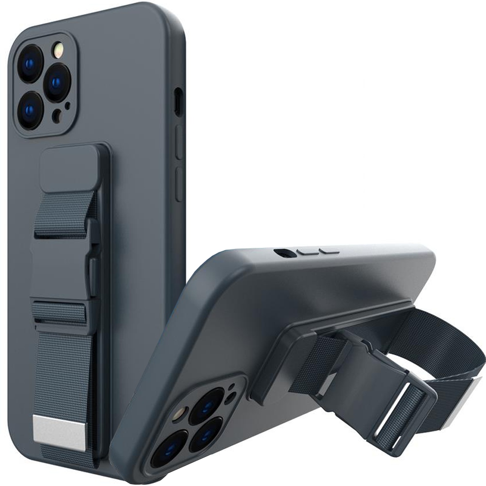 ROPE CASE OVITEK Z LEČAMI ZA IPHONE XR MORNO MODER