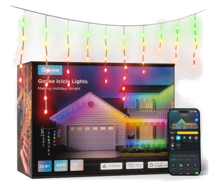 GOVEE H70D1 LED zavesa bela | Big Bang – Naroči zdaj