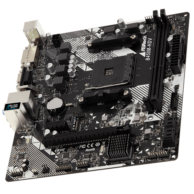 ASROCK B450M-HDV R4.0 AM4 microATX DDR4 osnovna plošča