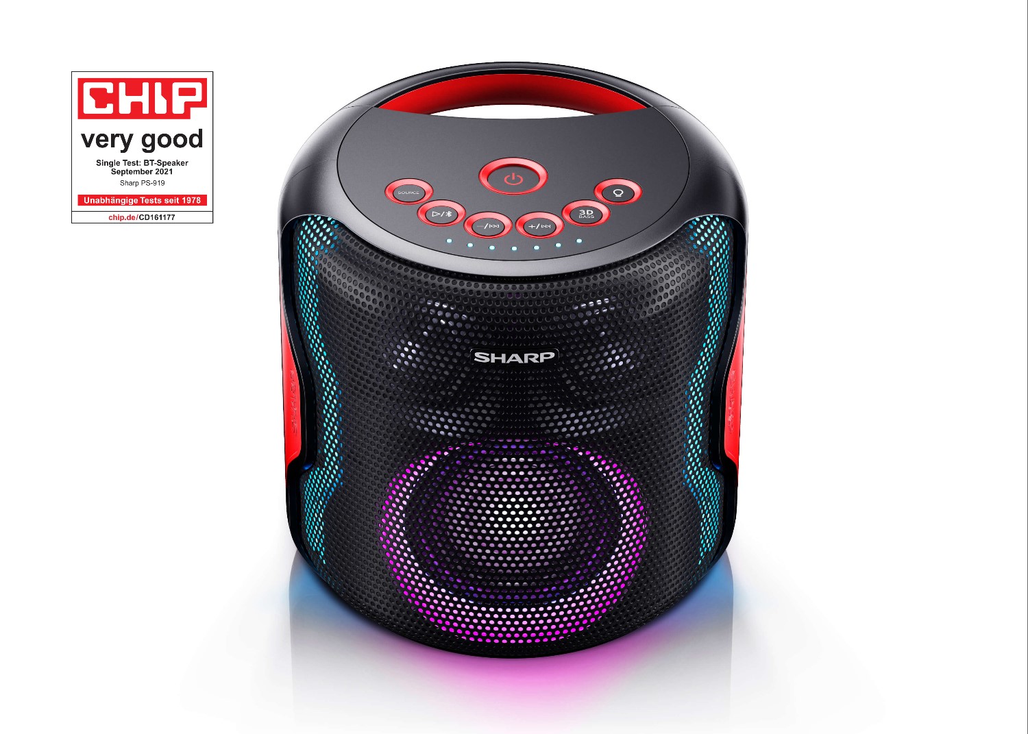 Prenosni party zvočnik SHARP PS-919 BK | Big Bang