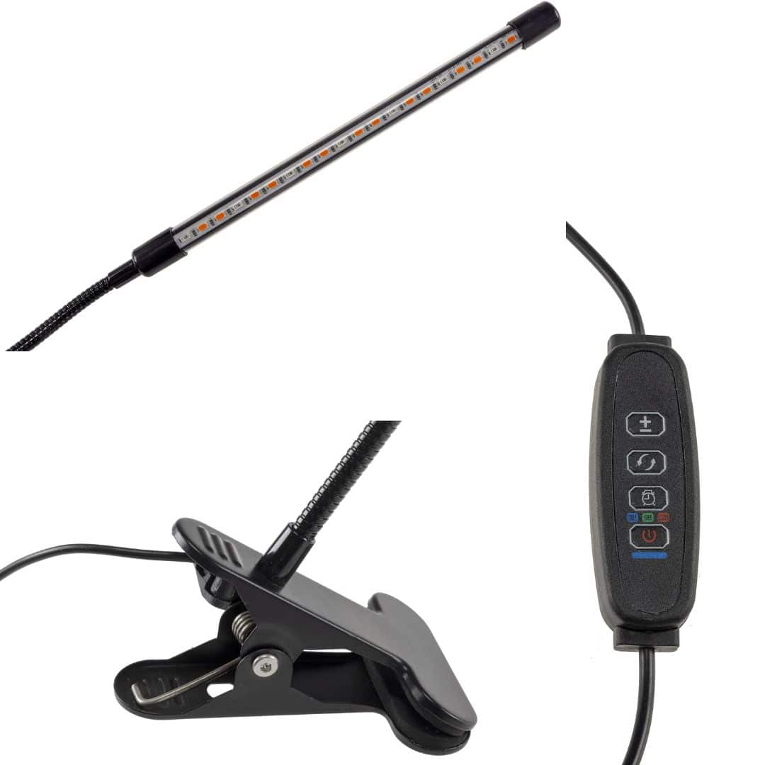 USB LED svetilka za rast rastlin grow lamp rdeča + modra