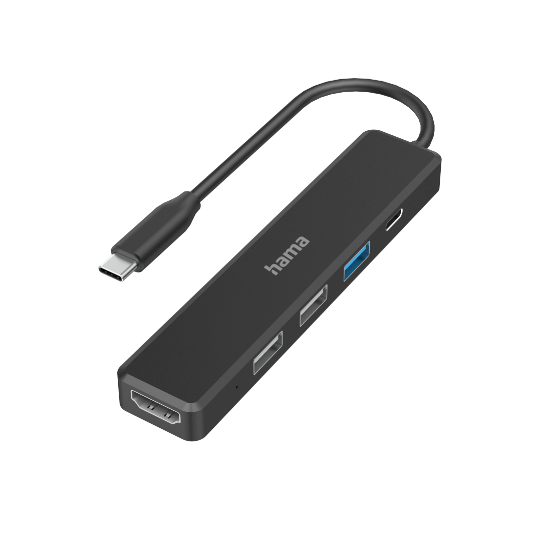 HAMA USB-C Hub, 5 vrat